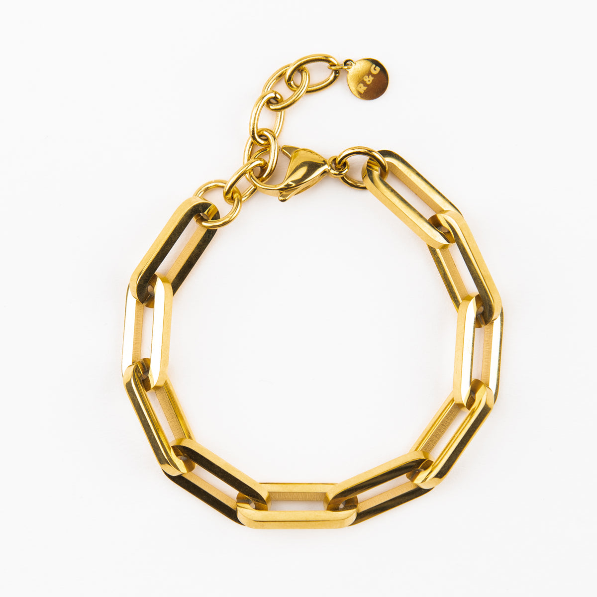 Chunky Gold Plated Bracelet – Raf and Grace