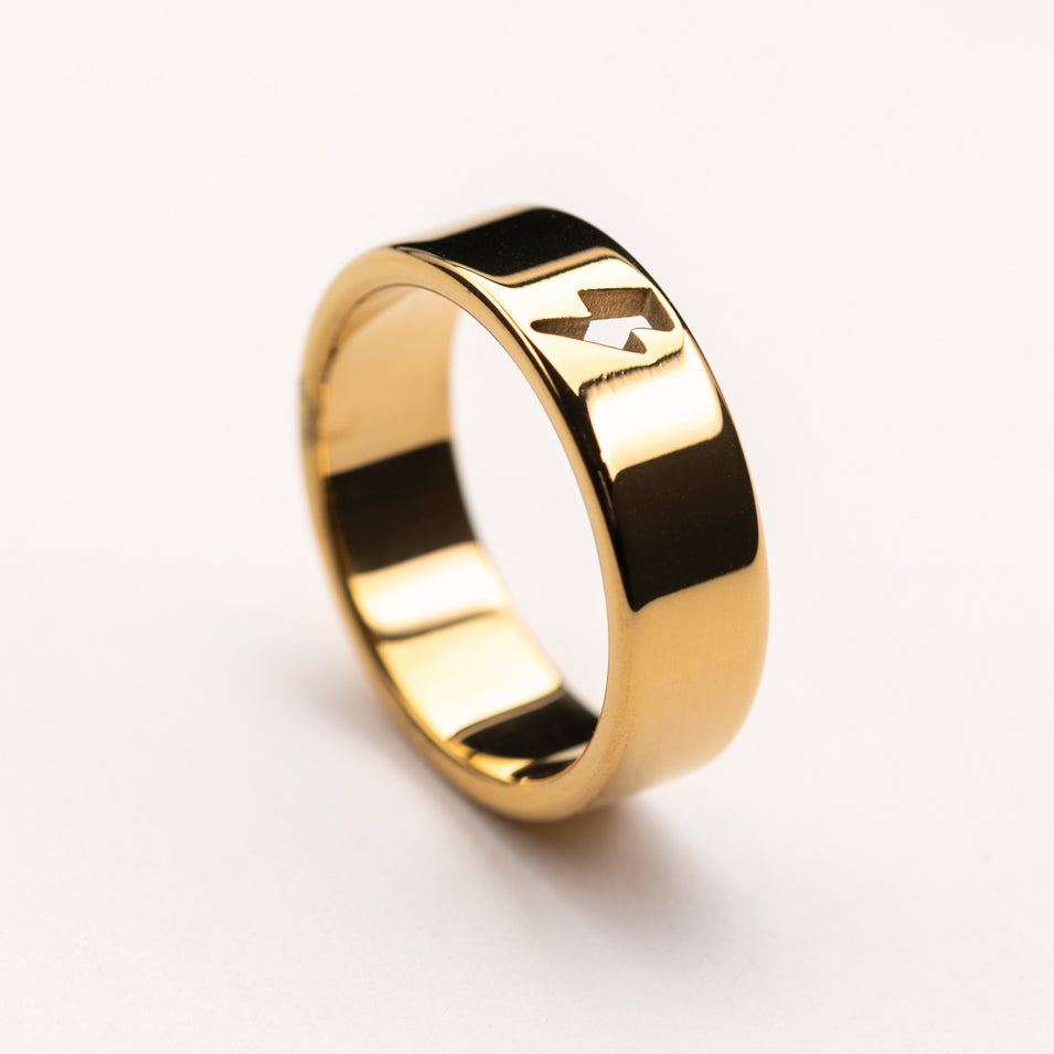 Gold Plated Lightning Bolt Ring – Raf and Grace