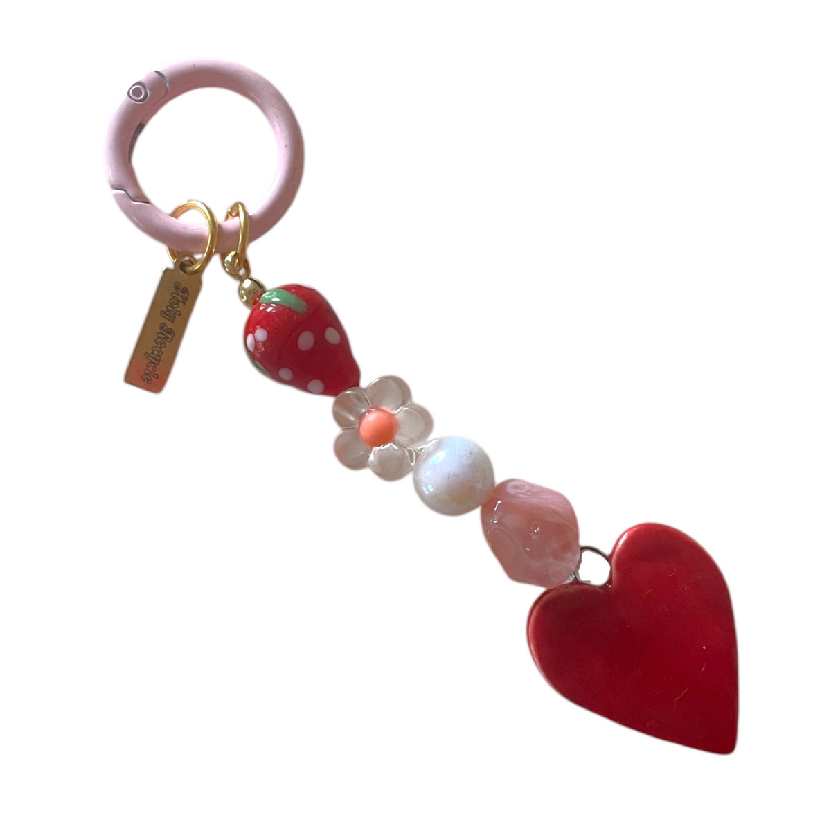Holy Recycle Holy Strawberry Love Bag Charm – Raf and Grace
